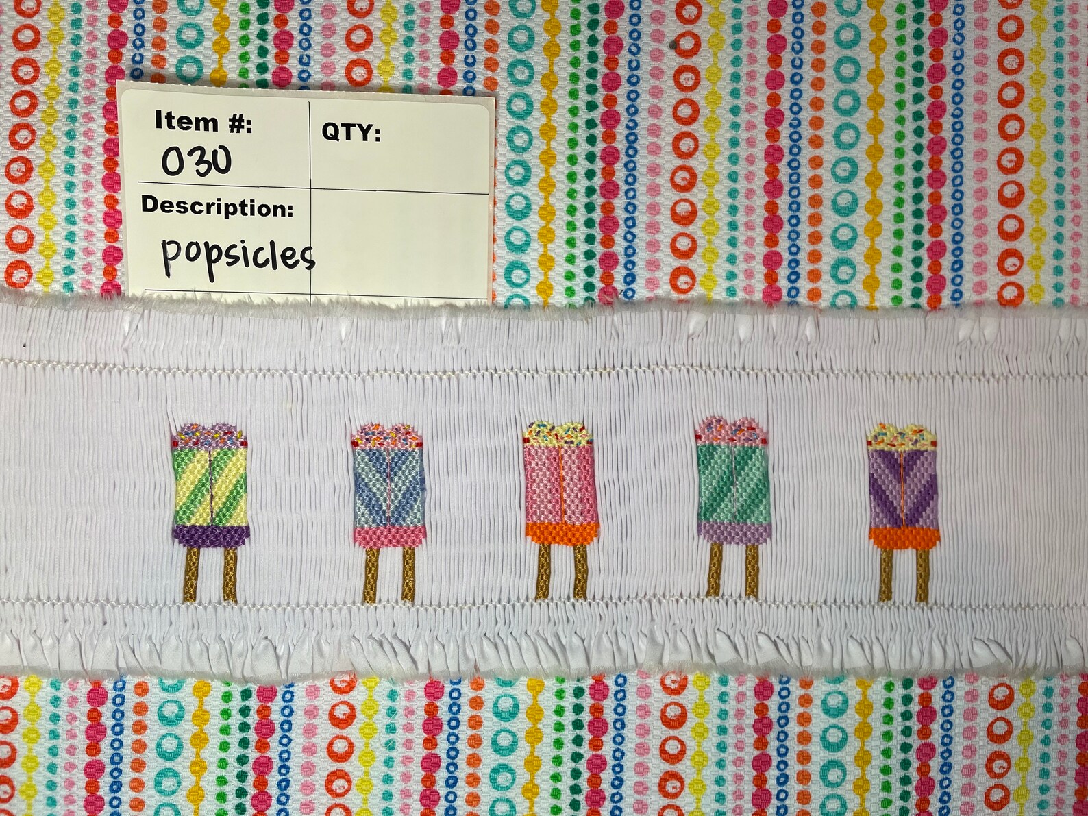 PRE Smocked Insert, Sewing Supplies, Smocking - Etsy