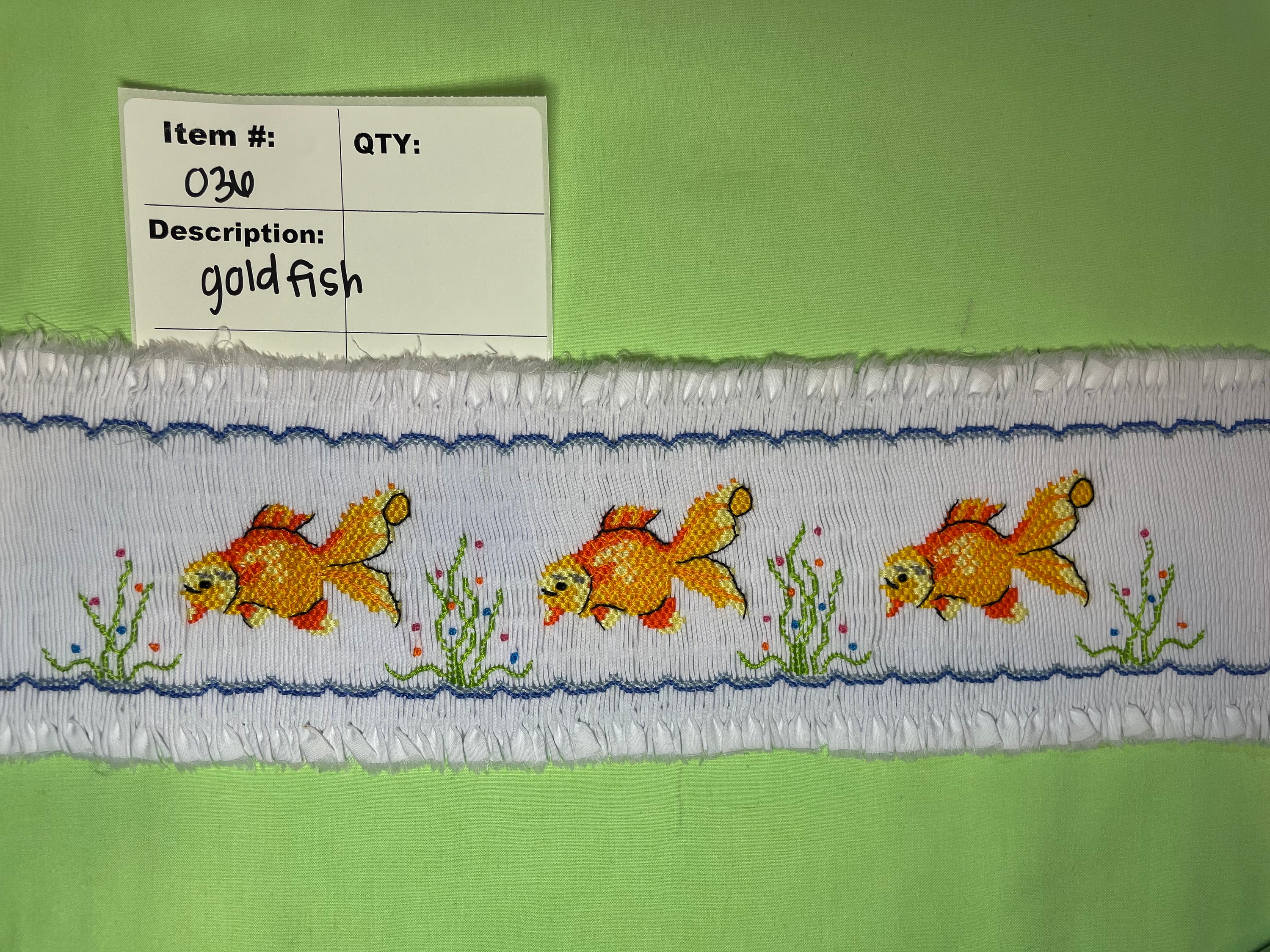 PRE SMOCK INSERTS Animal Birds and Fish Theme Insert Sewing | Etsy