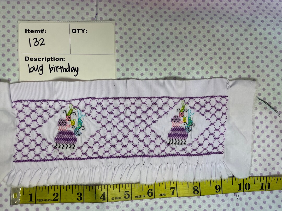 Fairies, Birthdays and Princesses PRE Smocked Insert, Sewing Supplies ...