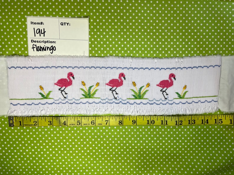 PRE SMOCK INSERTS Animal Birds and Fish Theme Insert Sewing | Etsy