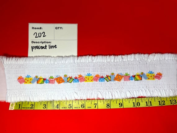 PRE SMOCKED Floral Insert Sewing Supplies Smocking Teacups - Etsy