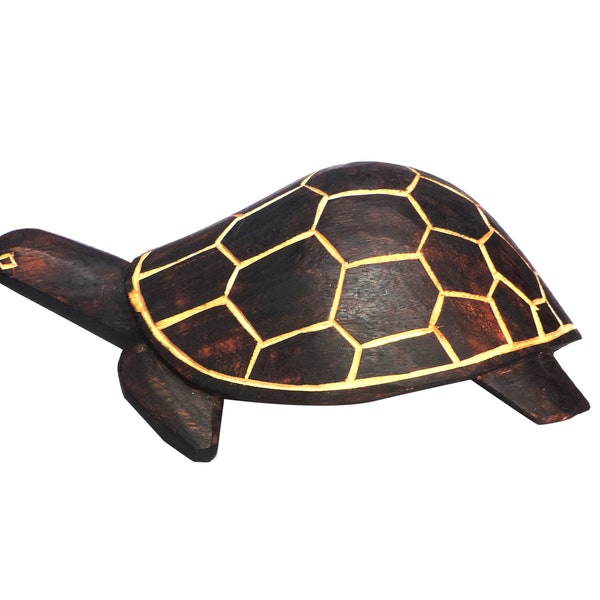Wooden Turtle Decor - Etsy