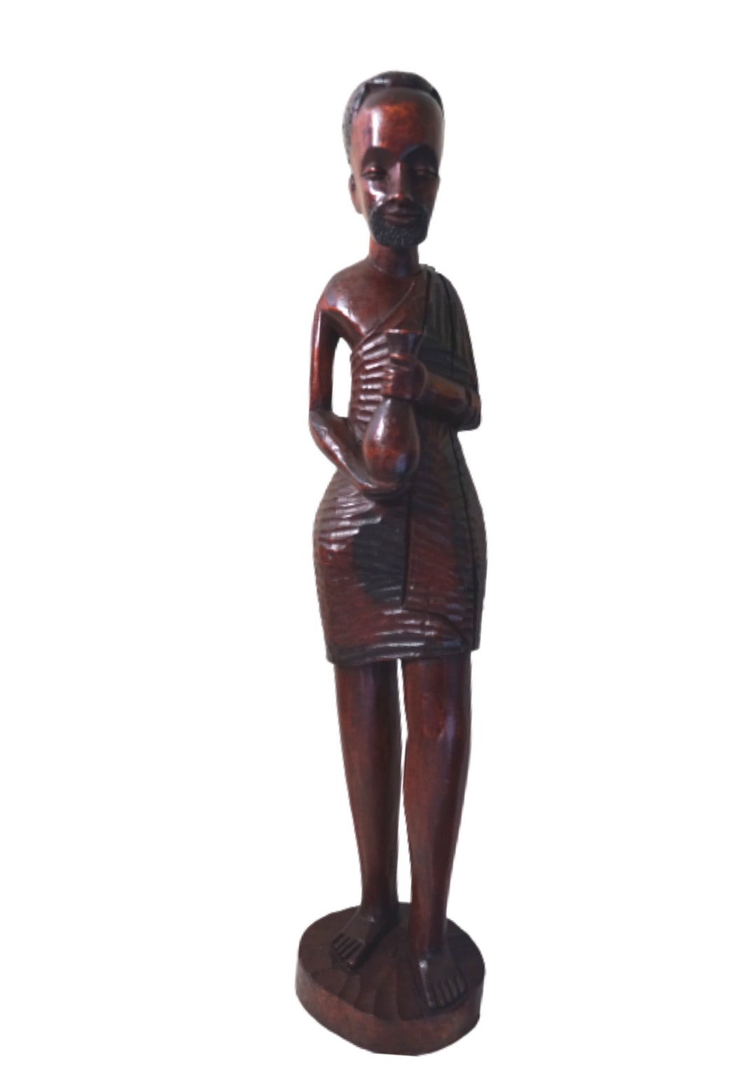 Wooden Statue Man, Wooden Carved Statue, Wooden Carved Figurine ...