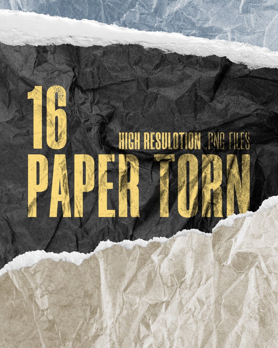 16 Torn PAPER | Torn Edges Png, Authentic Hand-ripped, Torn Paper Edges ...