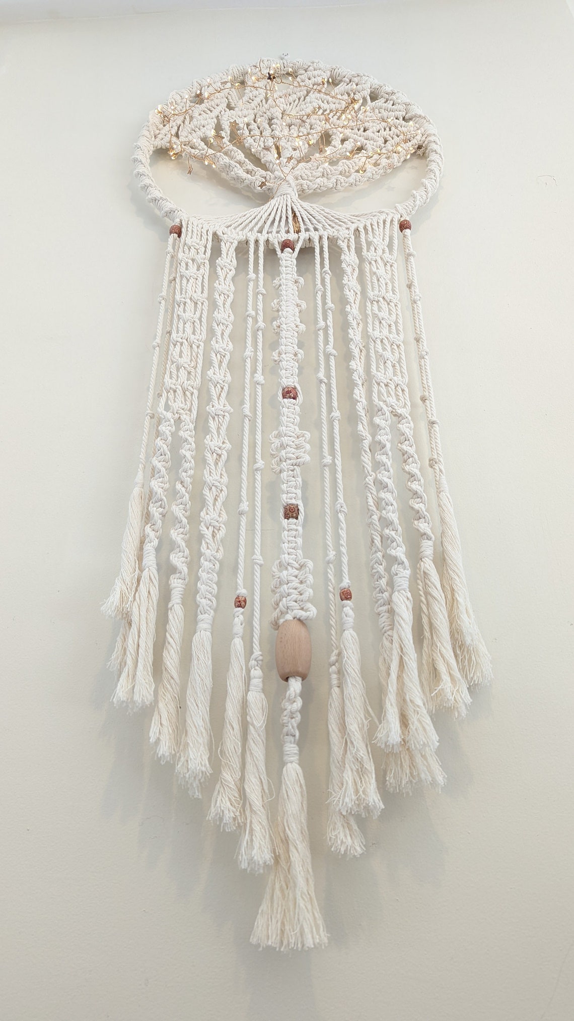 Boho-chic Style Macrame Wall Hanging Tree of Life Dream Catcher. - Etsy