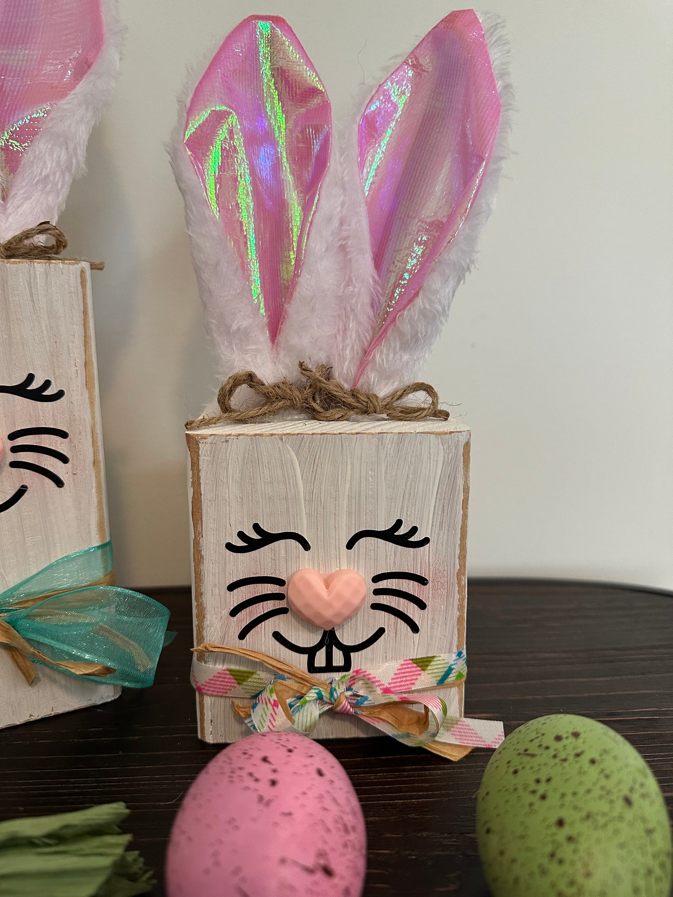 Wooden Bunny Blocks - Etsy