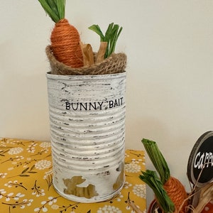 Bunny Bait Cans (set of 2) - Etsy