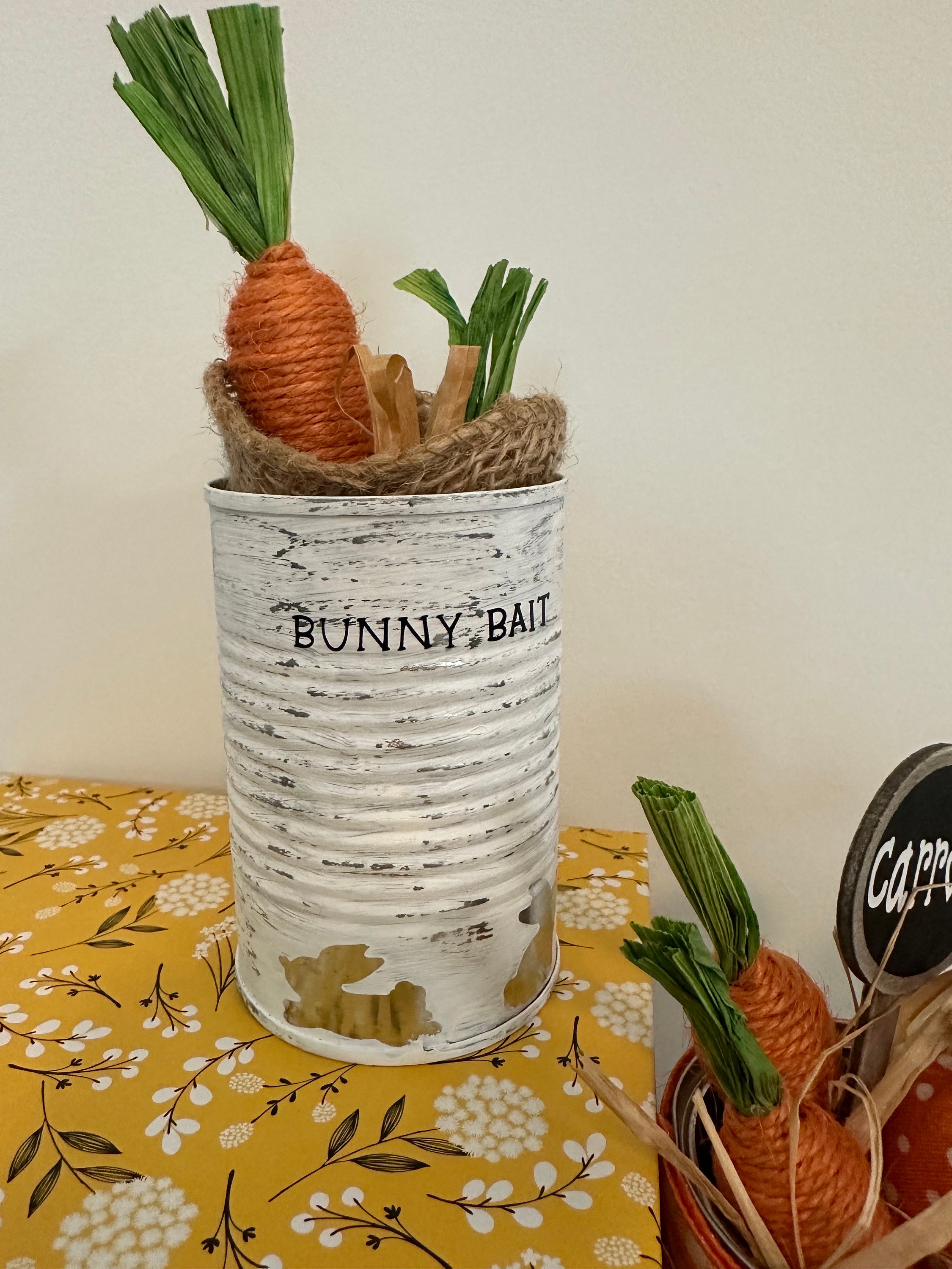 Bunny Bait Cans (set of 2) - Etsy