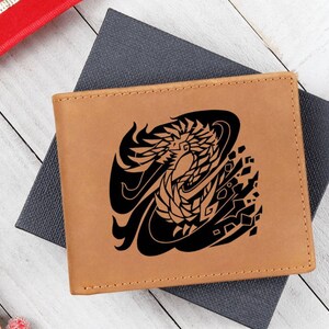Epic Adventure Full Grain Leather Wallet: Monster Hunter-inspired, With ...