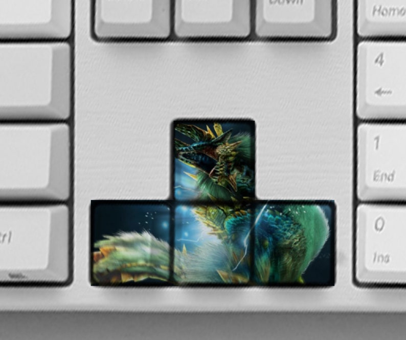 Monster Hunter Keycaps With Zinogre: Creative Computer Keycaps - Etsy