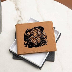 Epic Adventure Full Grain Leather Wallet: Monster Hunter-inspired, With ...