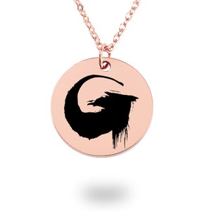 Godzilla Pendant Necklace Godzilla Minus One Inspired Necklace Engraved ...
