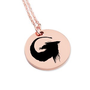 Godzilla Pendant Necklace Godzilla Minus One Inspired Necklace Engraved ...
