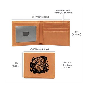 Epic Adventure Full Grain Leather Wallet: Monster Hunter-inspired, With ...