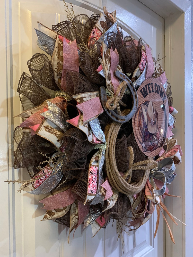 Rodeo Wreath, Everyday Year Round Western Wreath, Farmhouse Decor ...