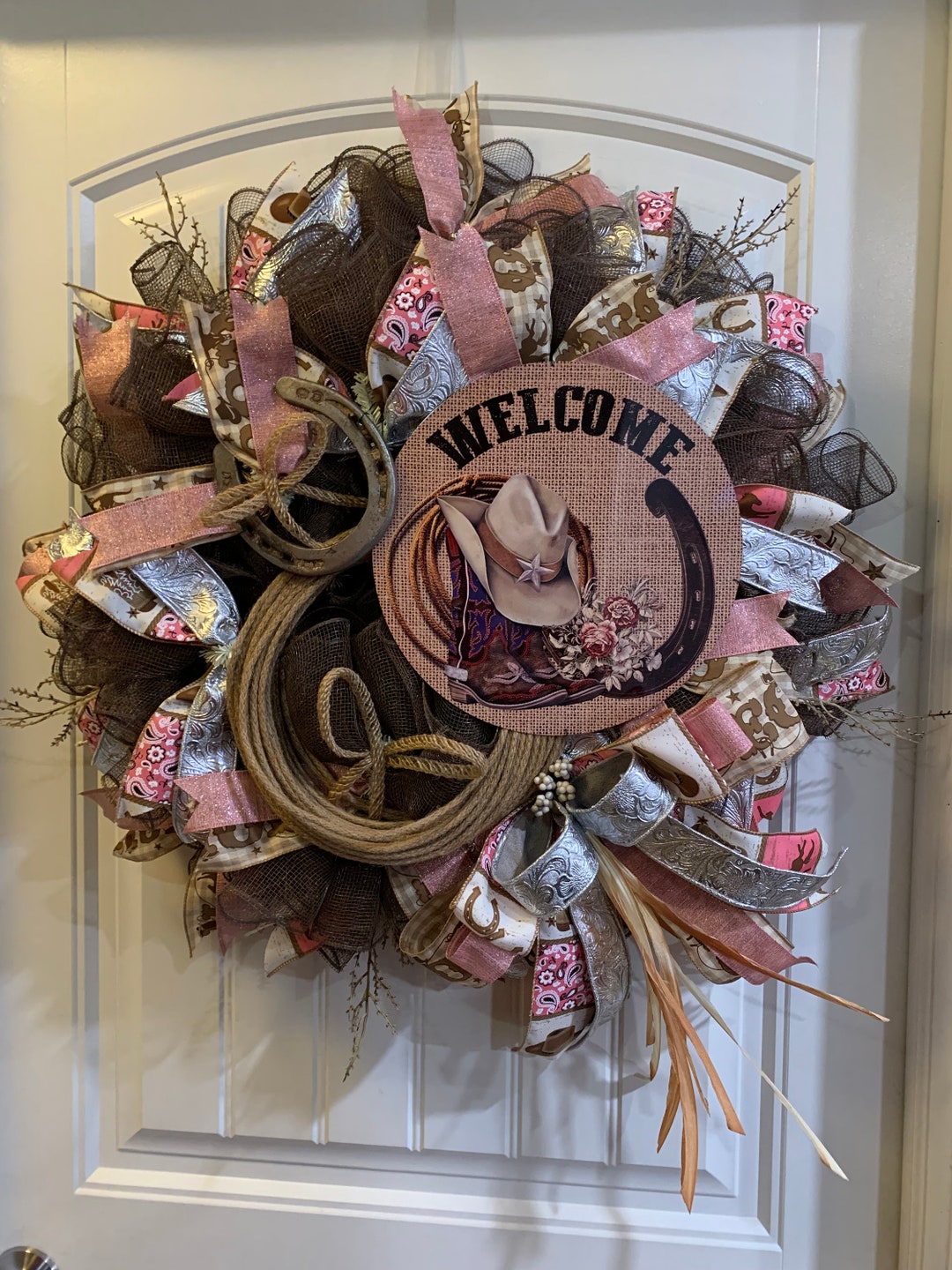 Rodeo Wreath, Everyday Year Round Western Wreath, Farmhouse Decor ...