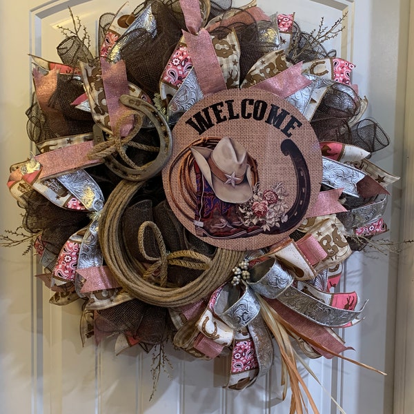 Western Wreath - Etsy