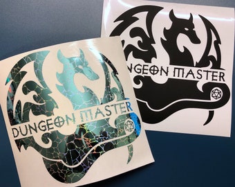 Dungeons and Dragons Car Decal - Etsy UK