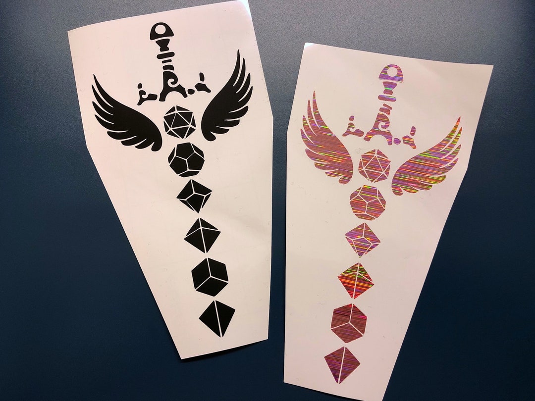 LARGE Flying Sword Decal Car Decal Laptop Vinyl Stickers - Etsy