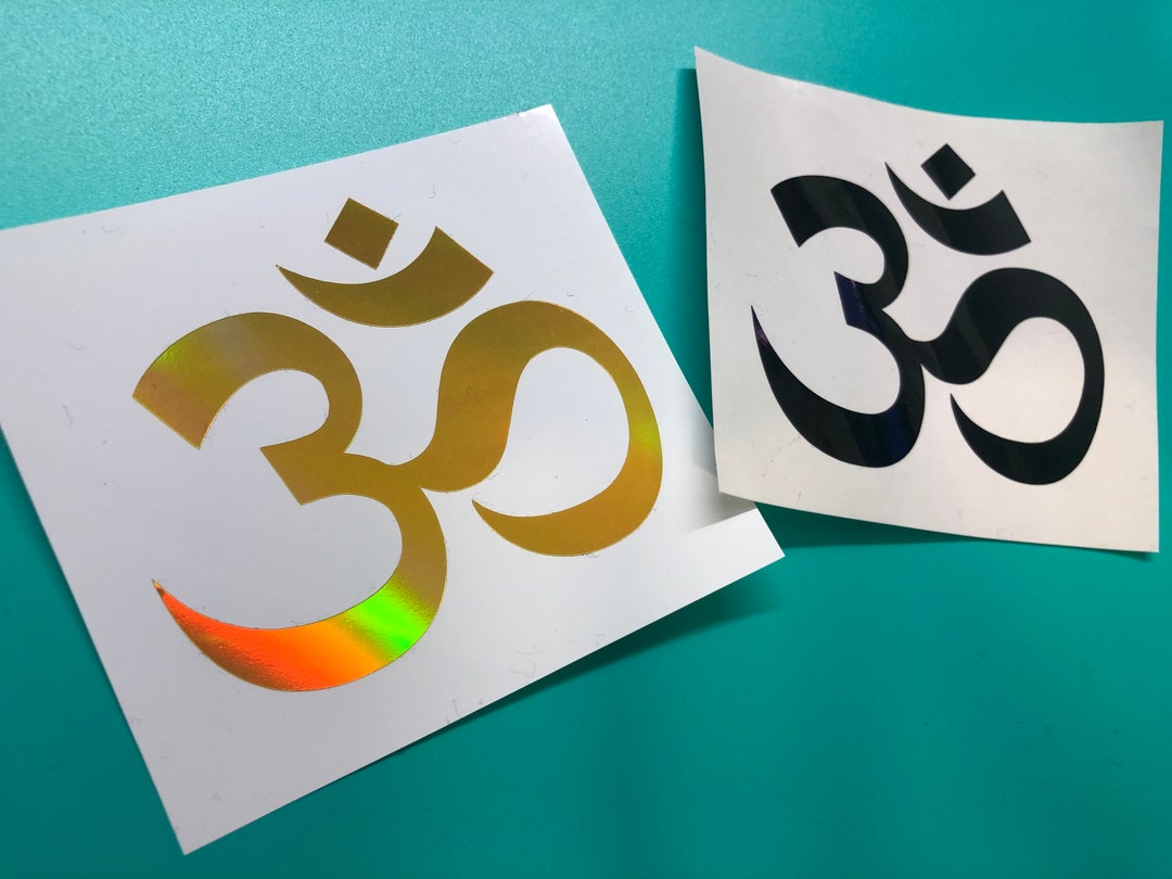 Ohm Om Aum Symbol Decals, Laptop Decal, Car Decal, Glass Decal, Vinyl ...