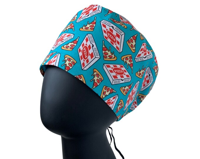Pizza Euro Surgical Scrub Cap for MEDIUM Length Hair Food - Etsy