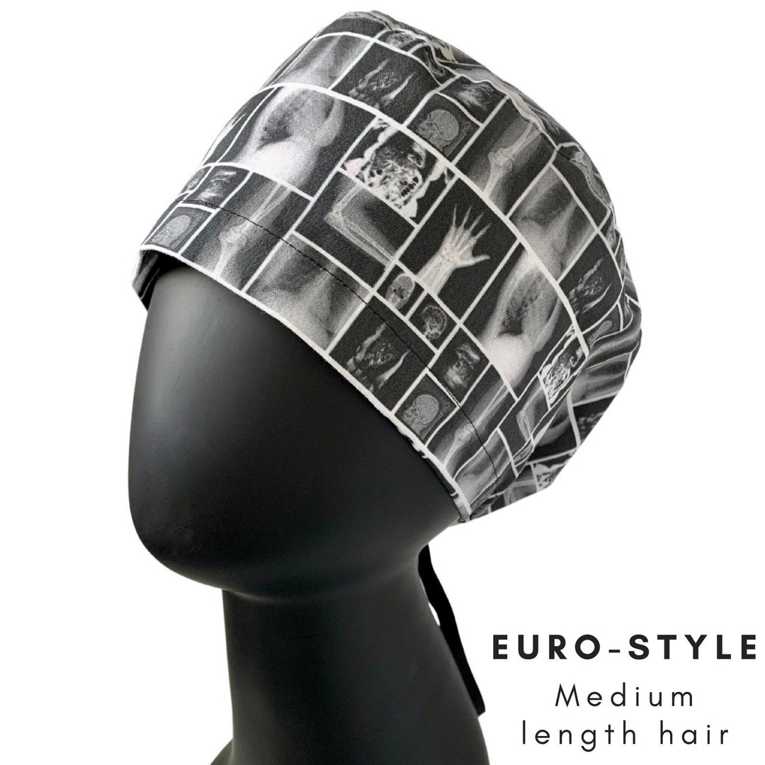 Radiology Images Euro Surgical Scrub Cap, for MEDIUM Length Hair ...
