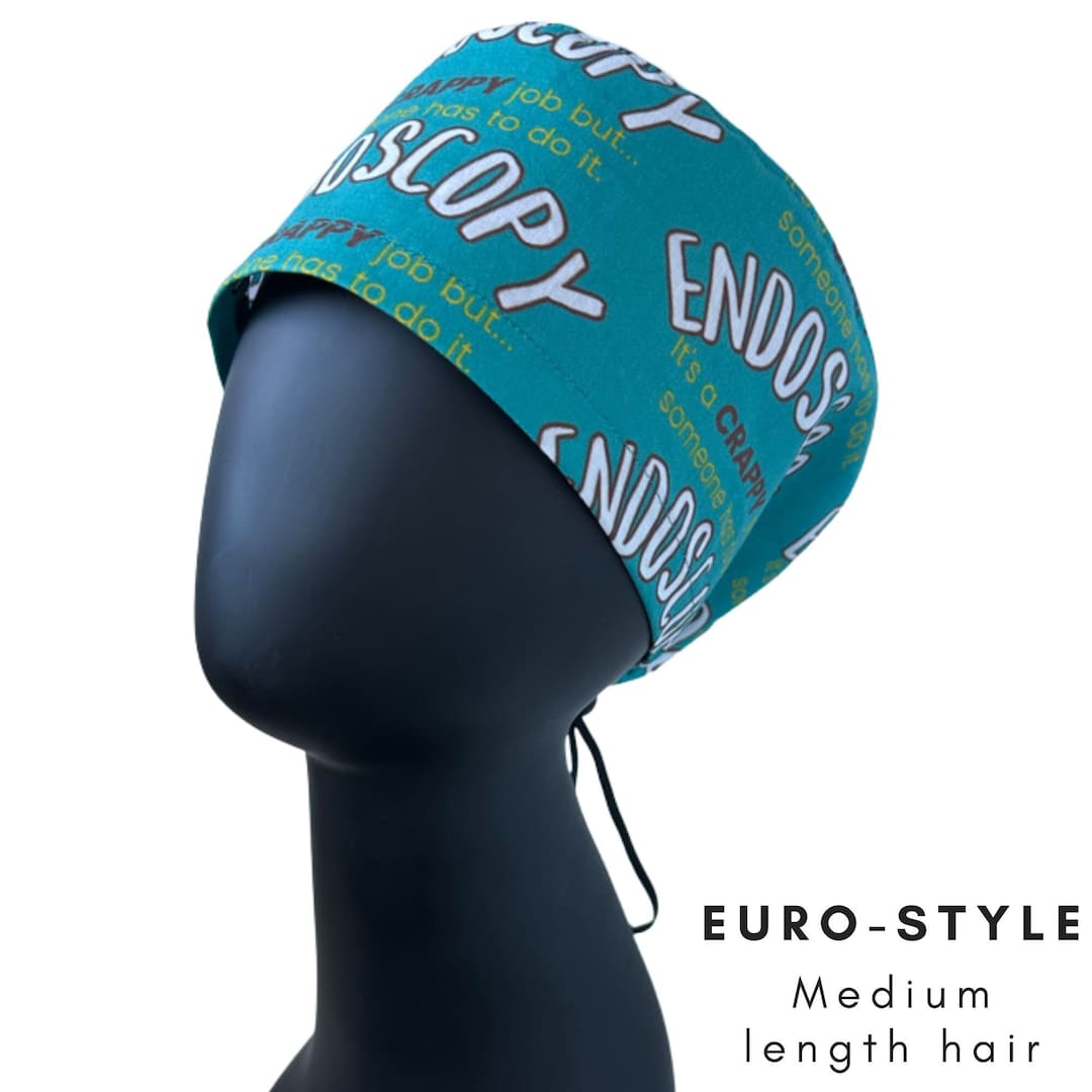 Endoscopy Humor Euro Surgical Scrub Cap for MEDIUM Length - Etsy