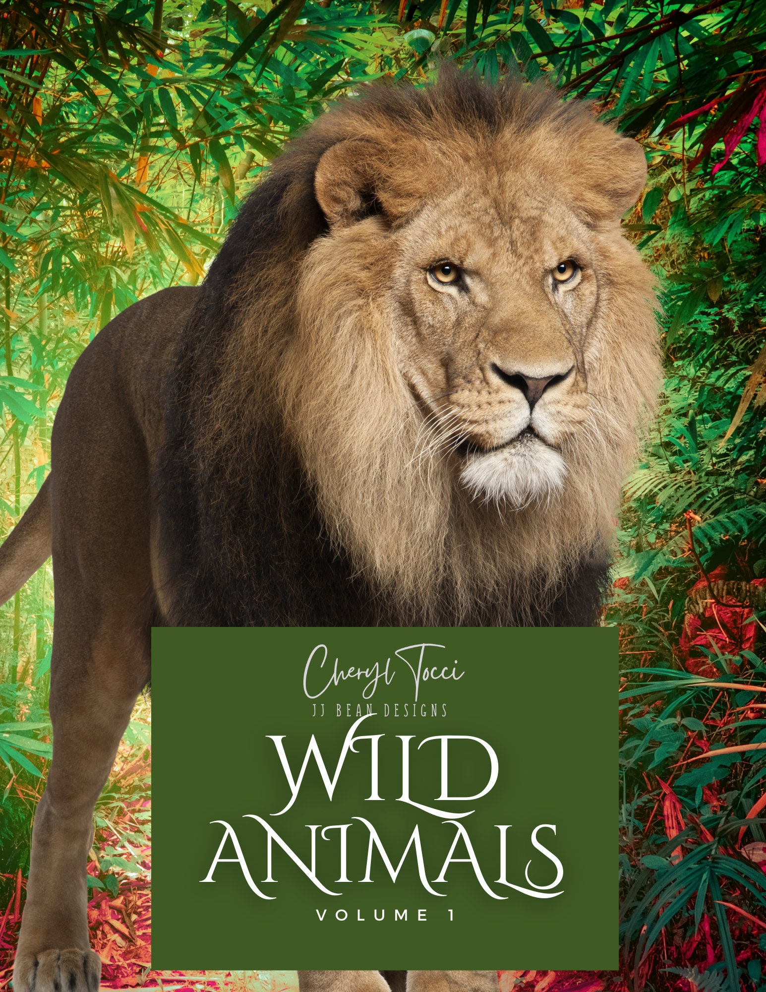 Wild Animals Coloring Book - Etsy