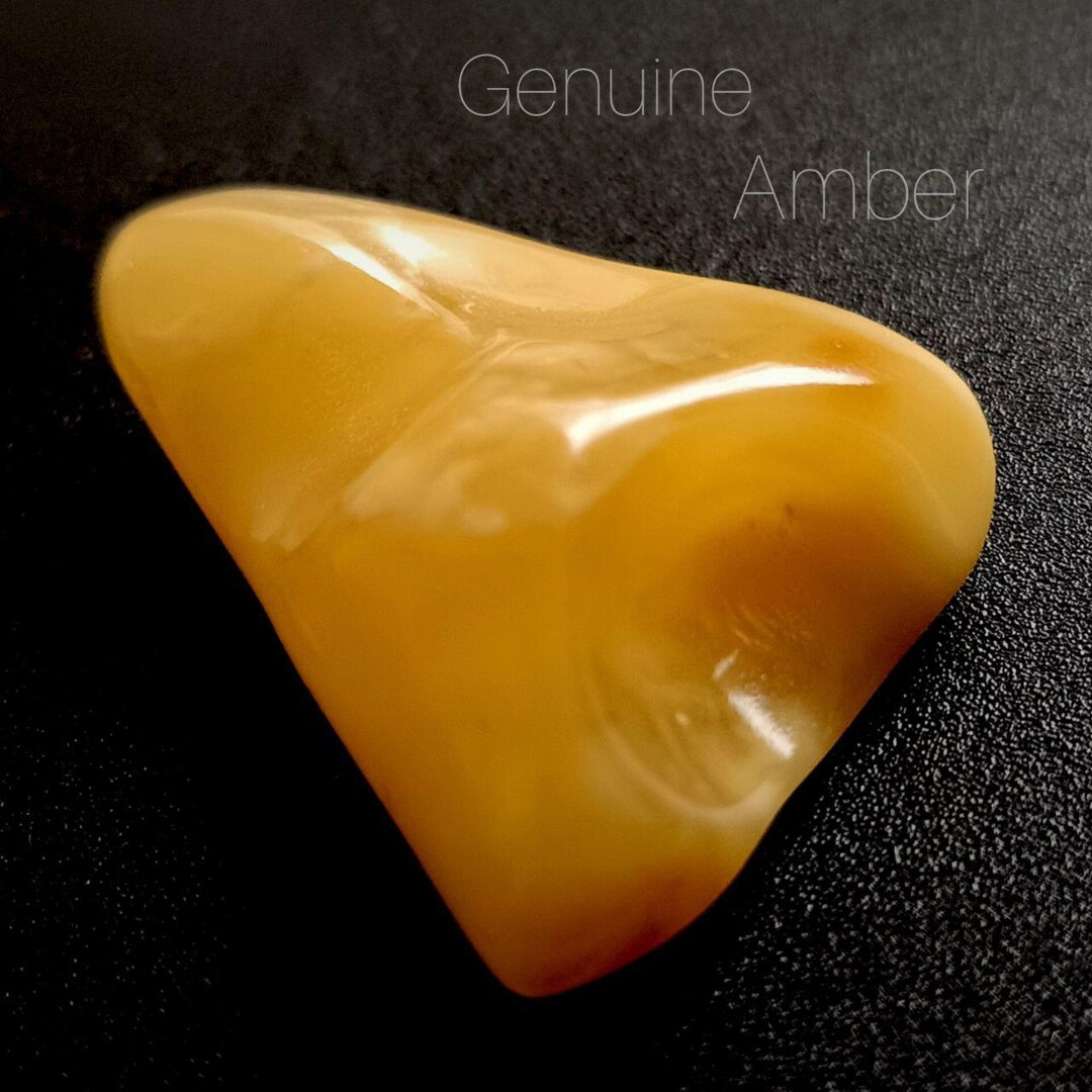 Amber Souvenir Stone, Natural Amber Pendant, Raw Amber Piece, Amber ...