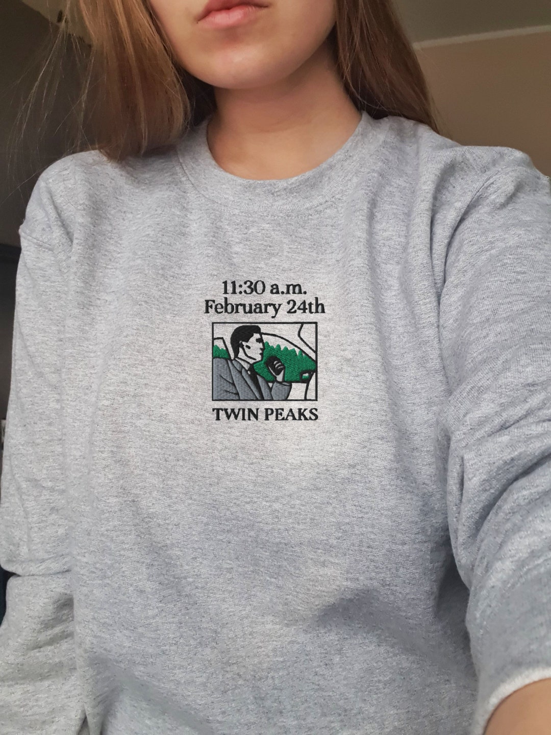Embroidered Agent Cooper Sweatshirt - Etsy