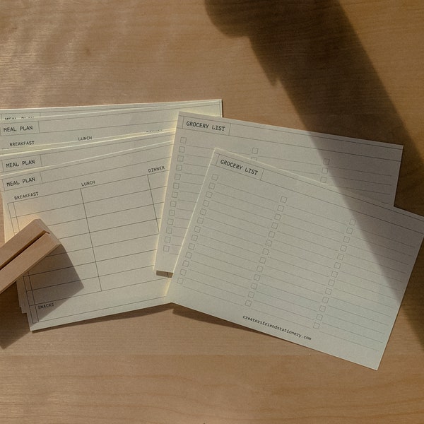 Shopping List Holder - Etsy