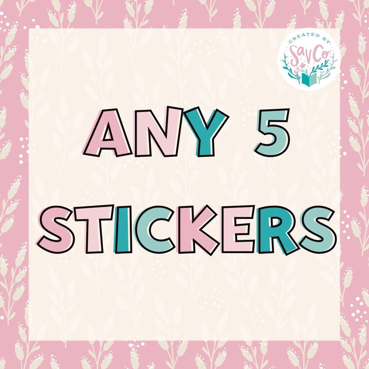 Bundle Any 5 Stickers Sticker Pack Sticker Set Teacher - Etsy