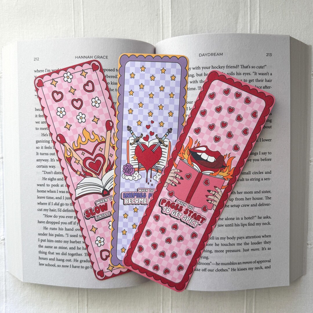 Spicy Book Trope Bookmarks, Book Lover, Book Club Gift, Romance Readers ...