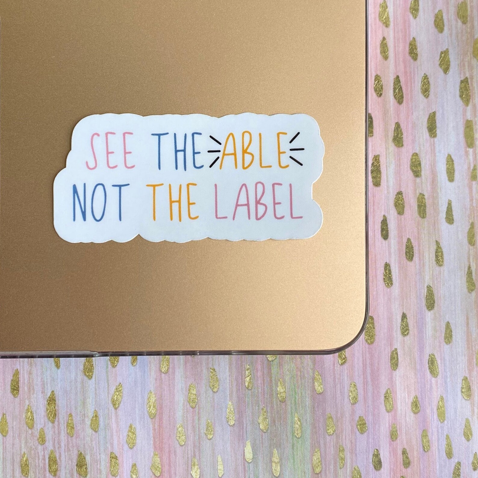 See the Able Not the Label Sticker Teacher Stickers Teacher | Etsy