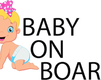 Baby on Board Digital Download SVG - Etsy