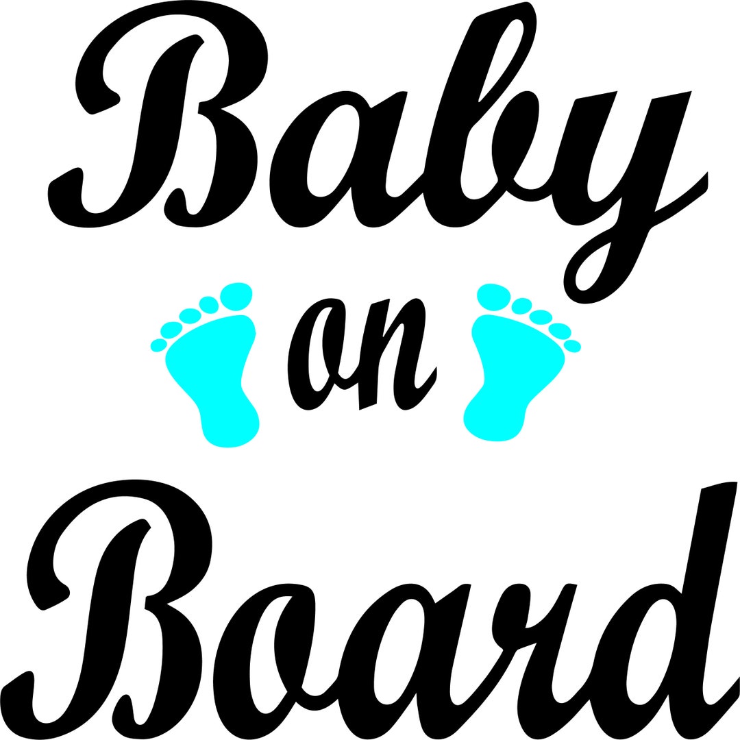 Baby on Board Svg - Etsy