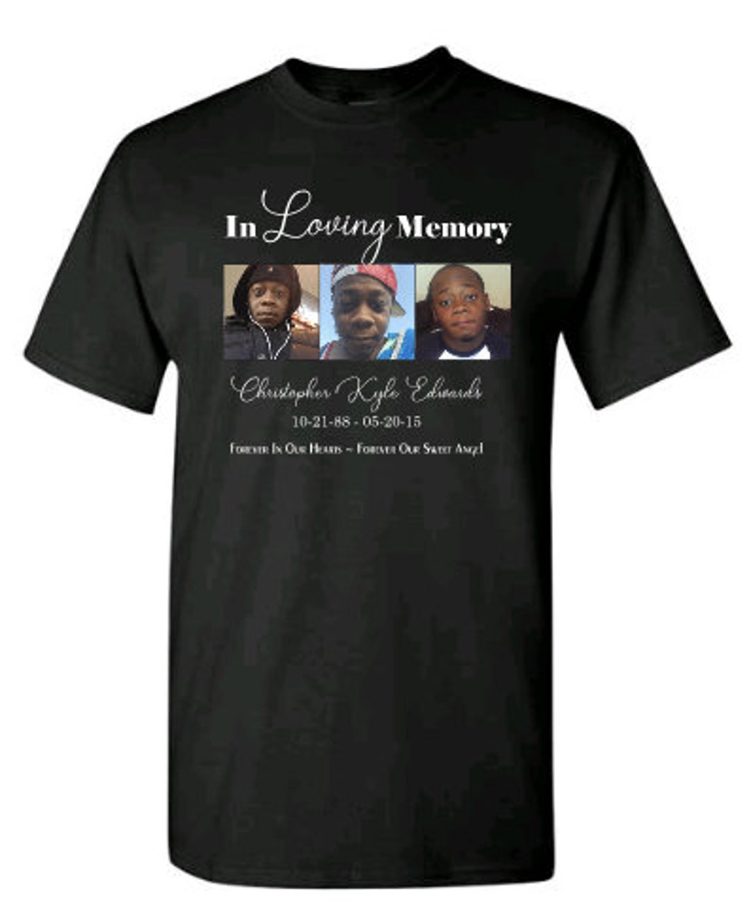 Custom Memorial Tshirts, in Loving Memory, Rip, Rest in Peace ...