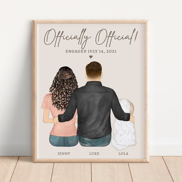 Engaged Couple - Etsy