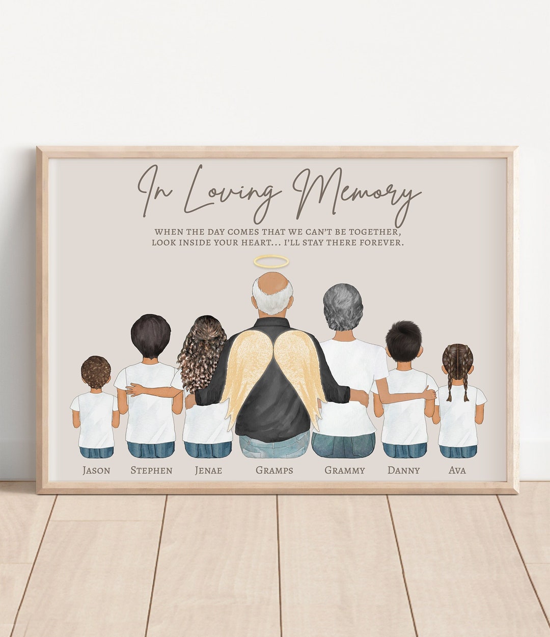 GRANDFATHER MEMORIAL GIFT, Grief Gifts, Grandfather Remembrance ...