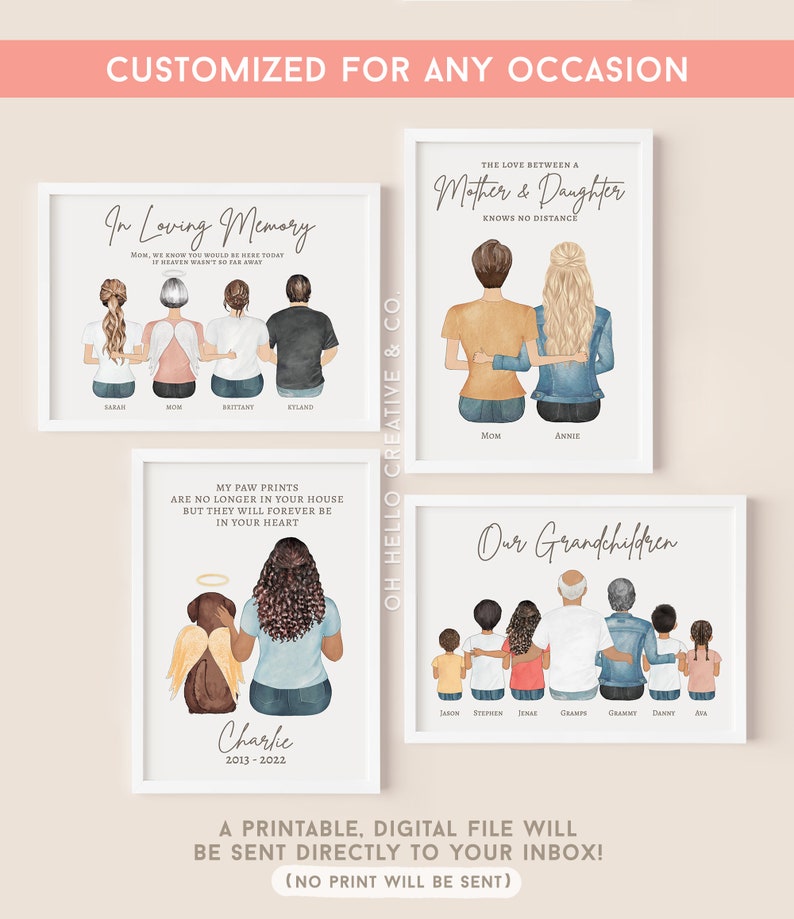 DAD MEMORIAL PRINT in Loving Memory Remembrance Gift Dad in - Etsy