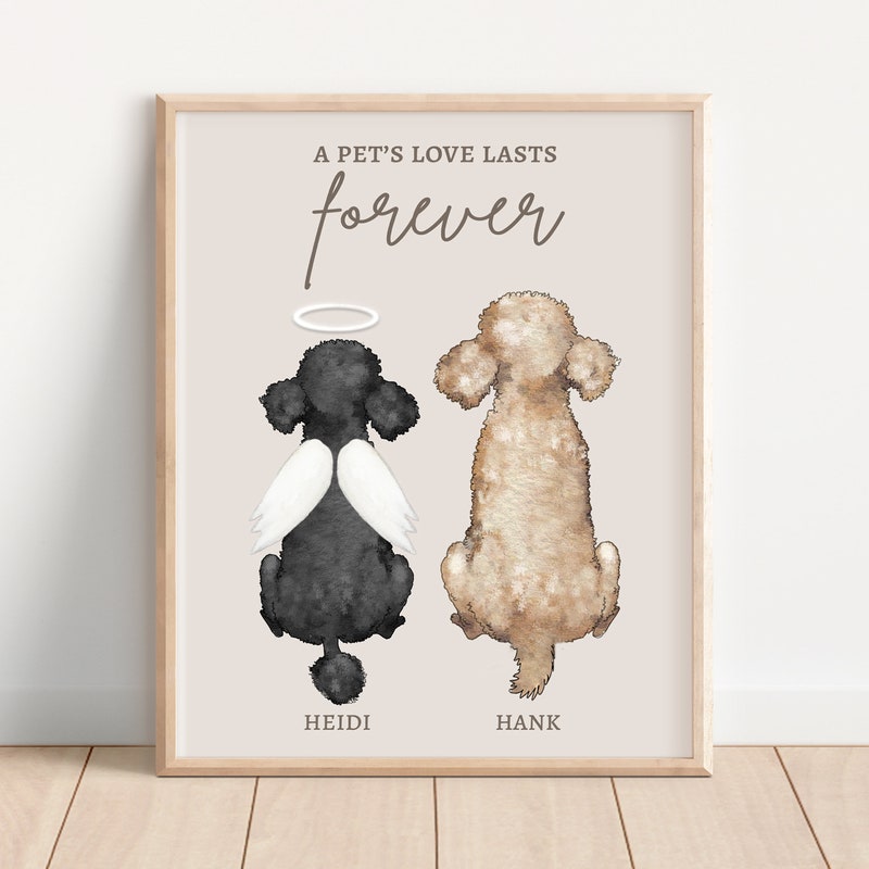 Poodle Memorial - Etsy