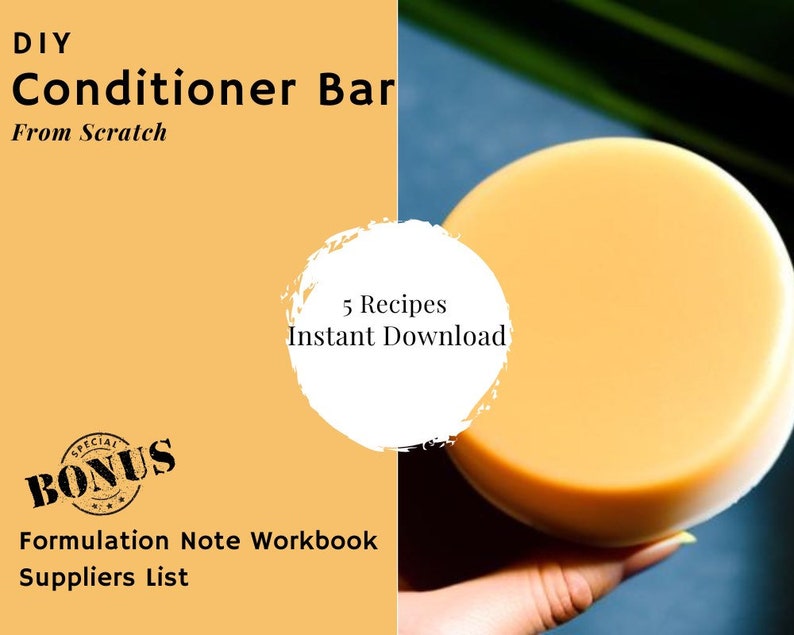 DIY Conditioner Bar Recipe| 5 Recipes | Handcrafted Conditioner Bar ...