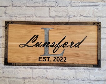 Family Epoxy Sign - Etsy