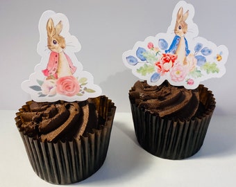 Peter Rabbit Cupcake Topper | Etsy