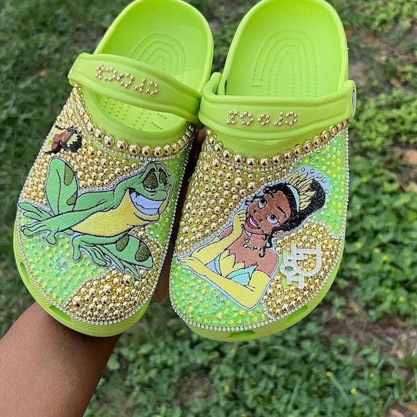Princess and the Frog Crocs - Etsy