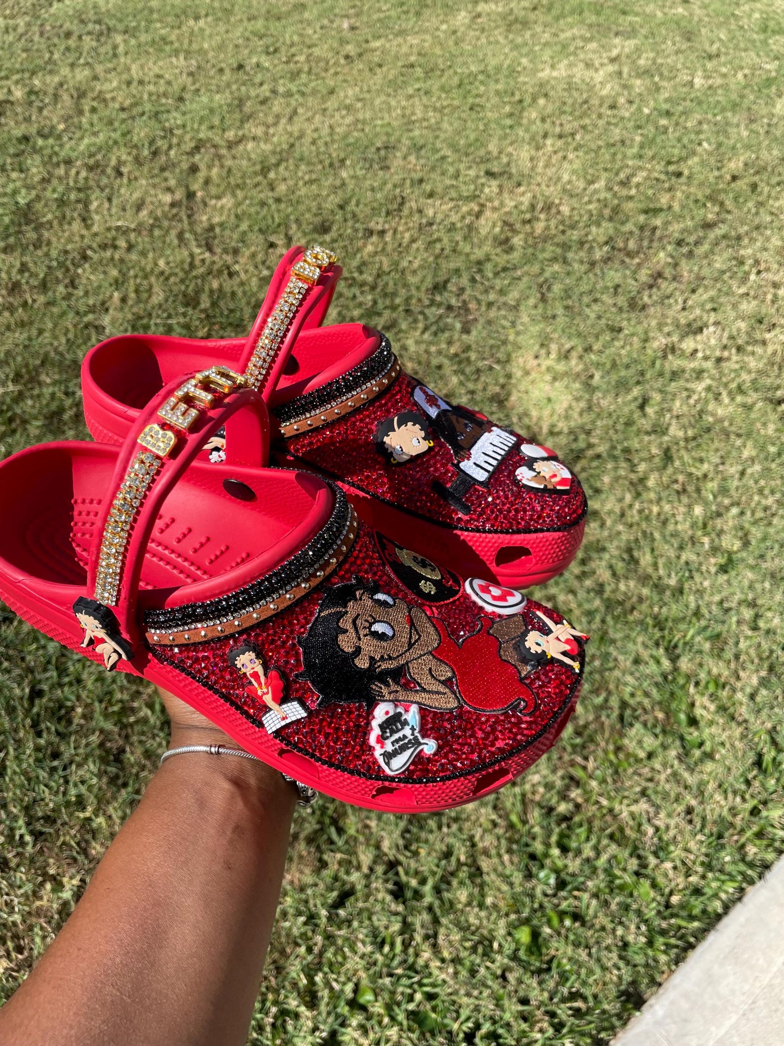 Betty Boop Crocs - Etsy
