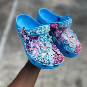 Stitch & Angel Custom Crocs - Etsy