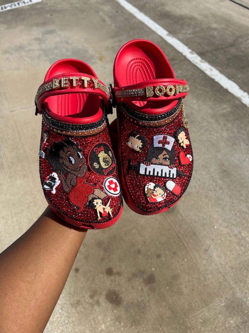 Betty Boop Crocs - Etsy