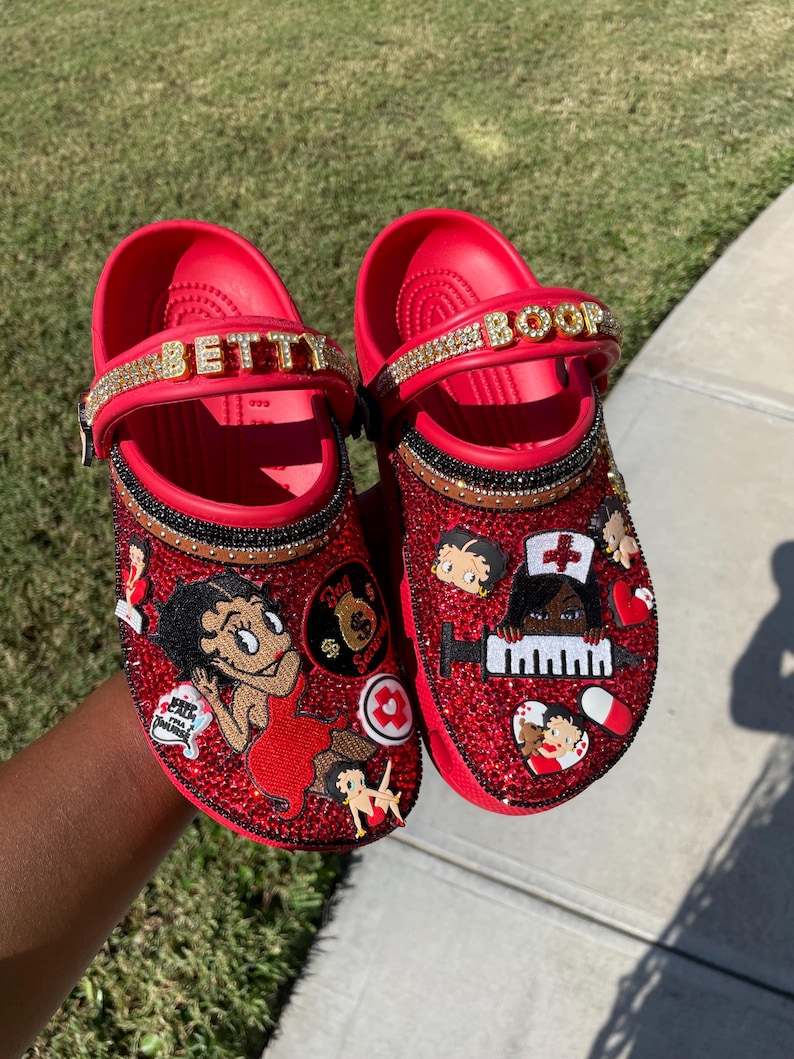 Betty Boop Crocs - Etsy