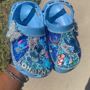 Stitch & Angel Custom Crocs - Etsy